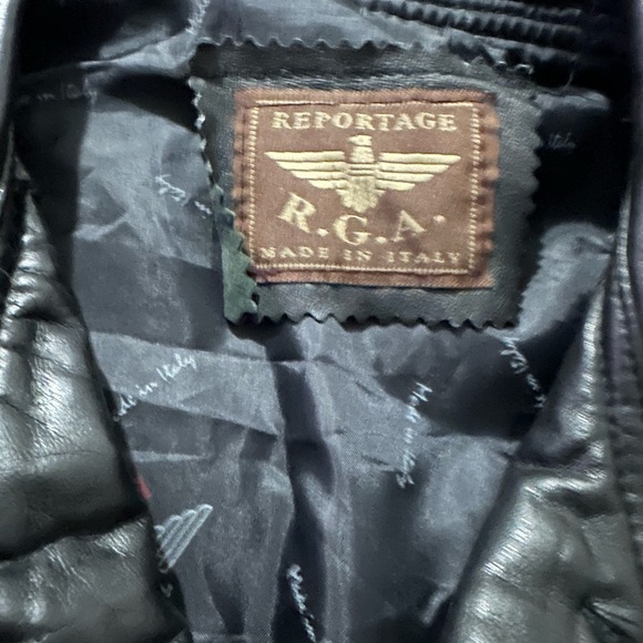 reportage | Jackets & Coats | Reportage Rga Mens Faux Leather Jacket ...